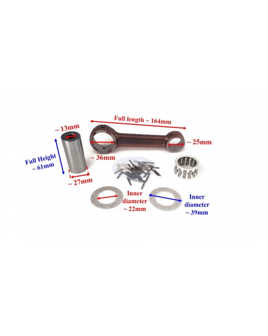 Outboard Yamaha Tohatsu Suzuki Mercury Mercruiser Connecting Rod 6F5-11651-00tw